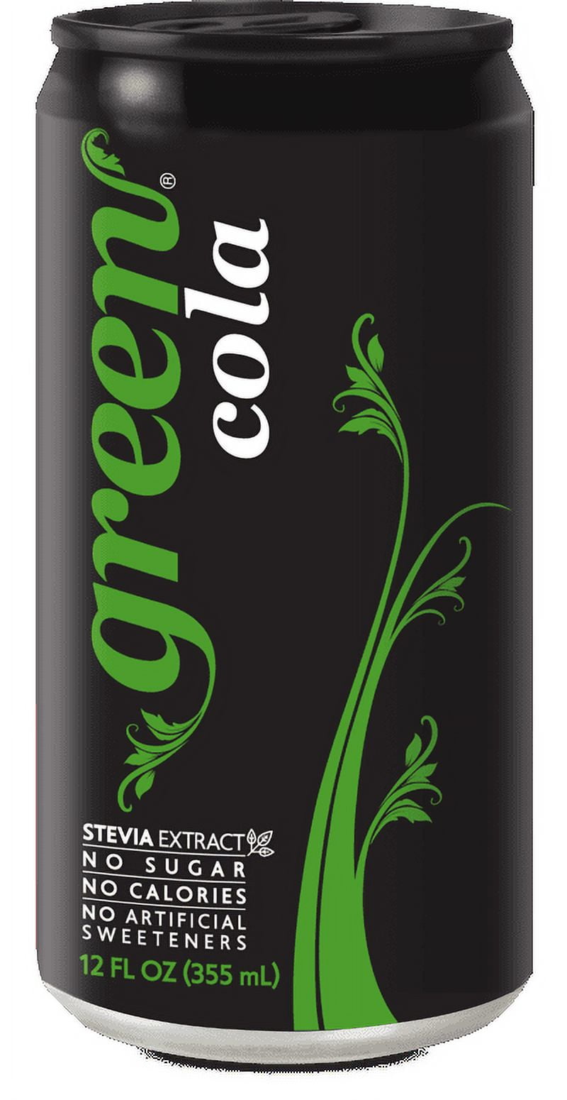 (Pack of 4), Green Cola Naturally Sweetened Cola - 6 Cans, 72 fl oz ...