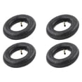 Pack of 4 Inner Tubes with TR87 Valve for Wheelbarrow, Sack Truck ...