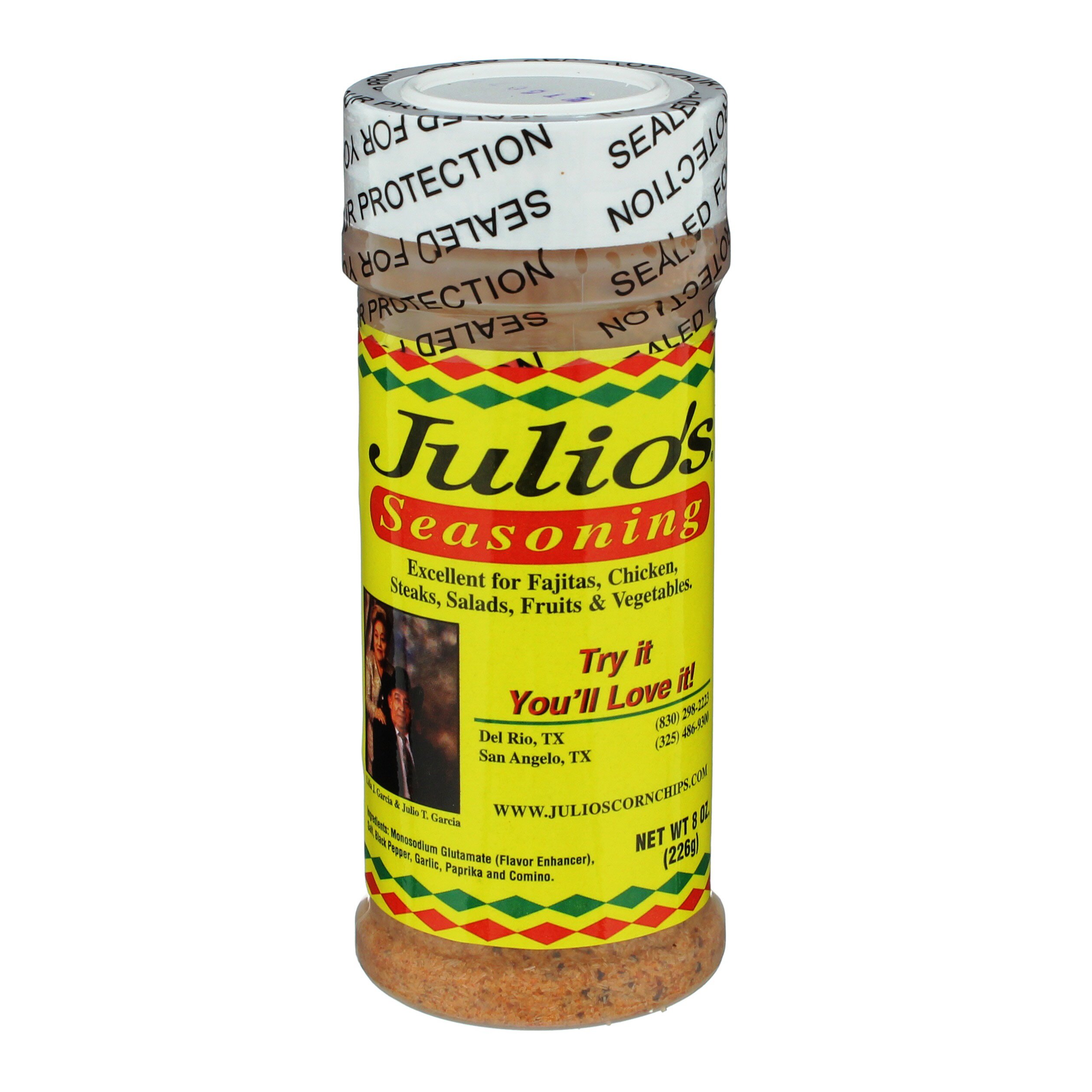 Pack of 4 Julio's Seasoning - 8 oz - Package may vary - Walmart.com