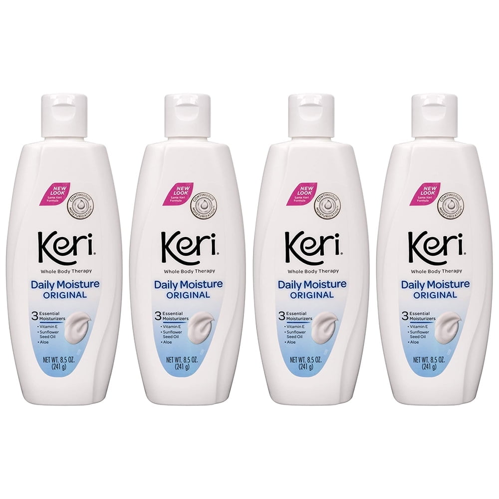 Pack of (4) Keri Daily Moisture Original, 8.5 Ounce - Walmart.com