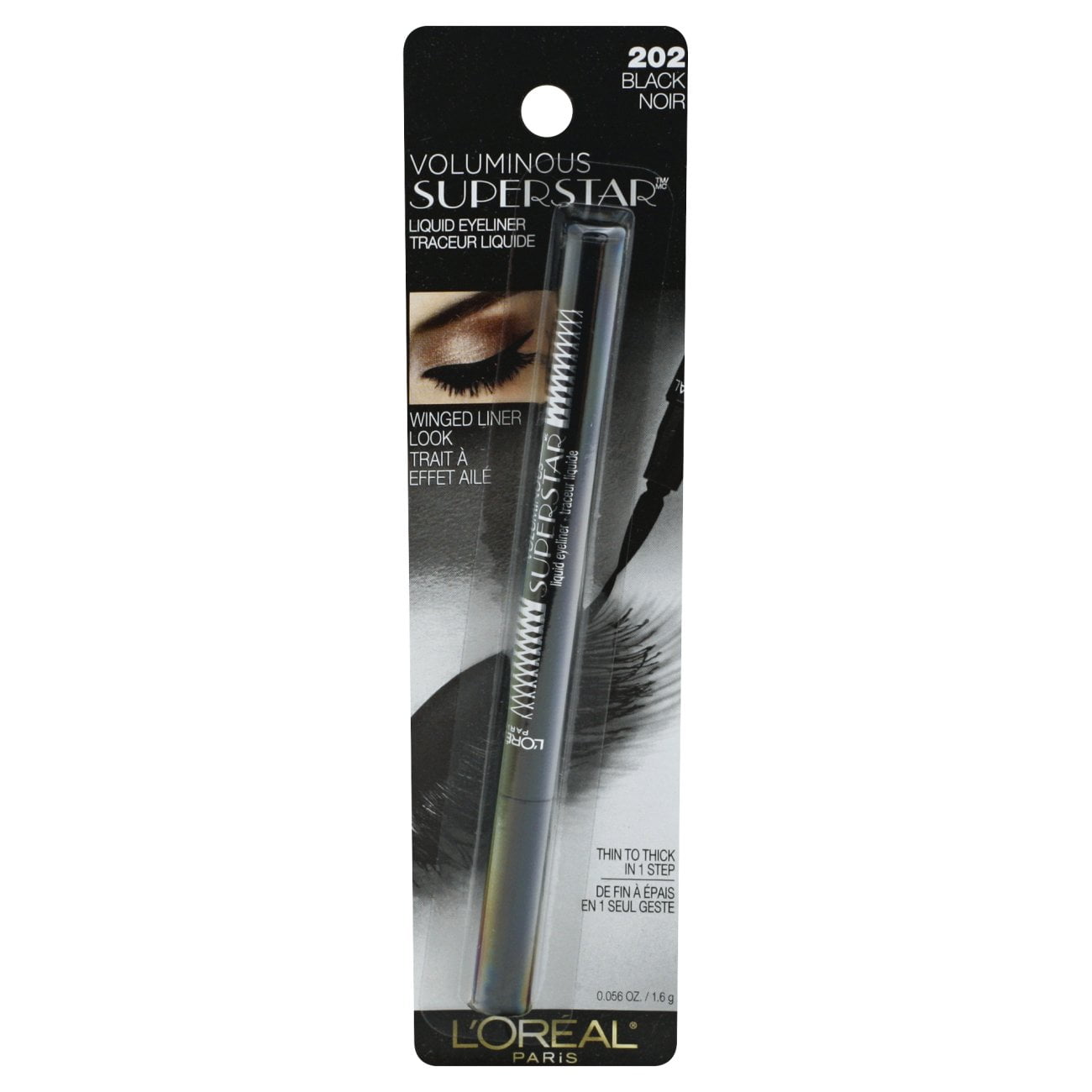 Pack of 4 L'Oréal Paris Voluminous Superstar Eyeliner Black - Each ...