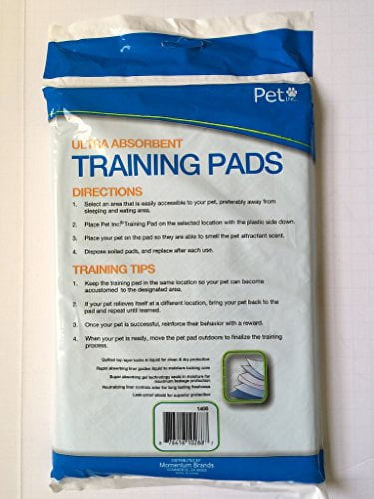 Pack of 4, Large Ultra Absorbent Pet Training Pads (Total of 20 Pads ...