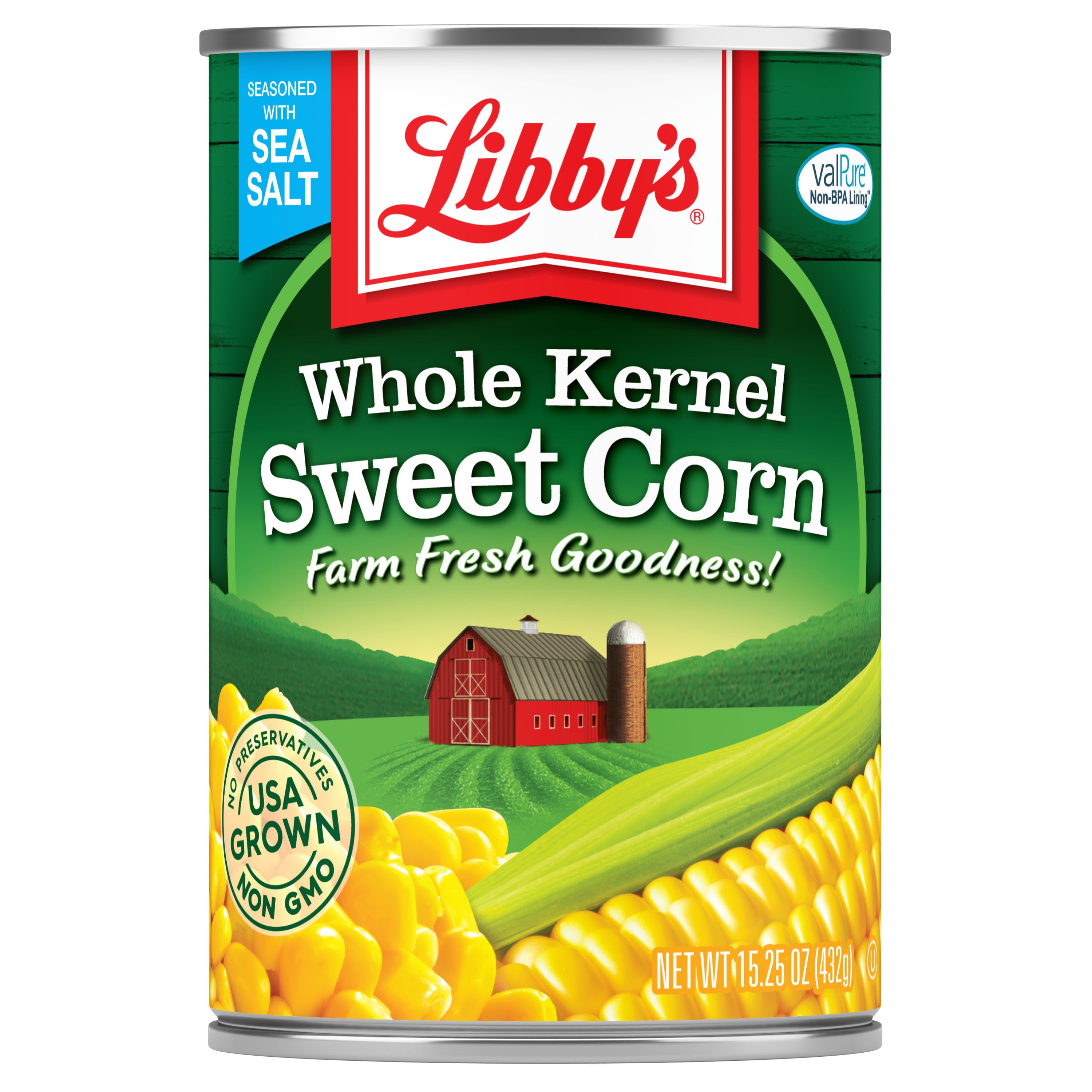 Pack of 4 Libby's Whole Kernel Sweet Corn - 15.25 oz - Package may vary - Walmart.com
