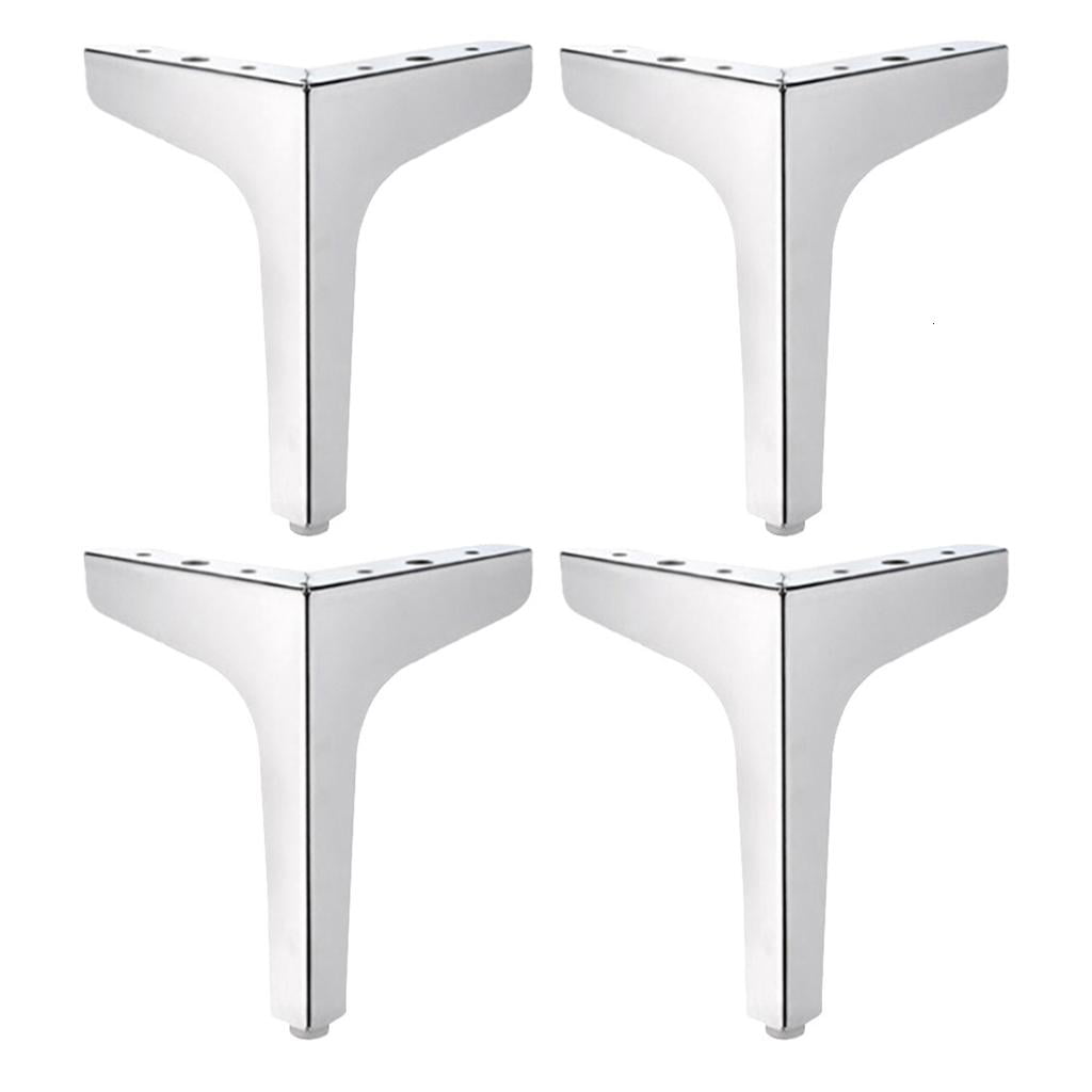 Pack of 4 Metal Cabinet Feet High Strength Metal Furniture Feet ...
