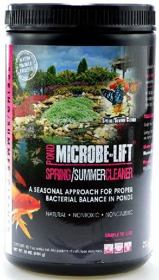 [Pack of 4] Microbe-Lift Spring/Summer Cleaner for Ponds 16 oz ...