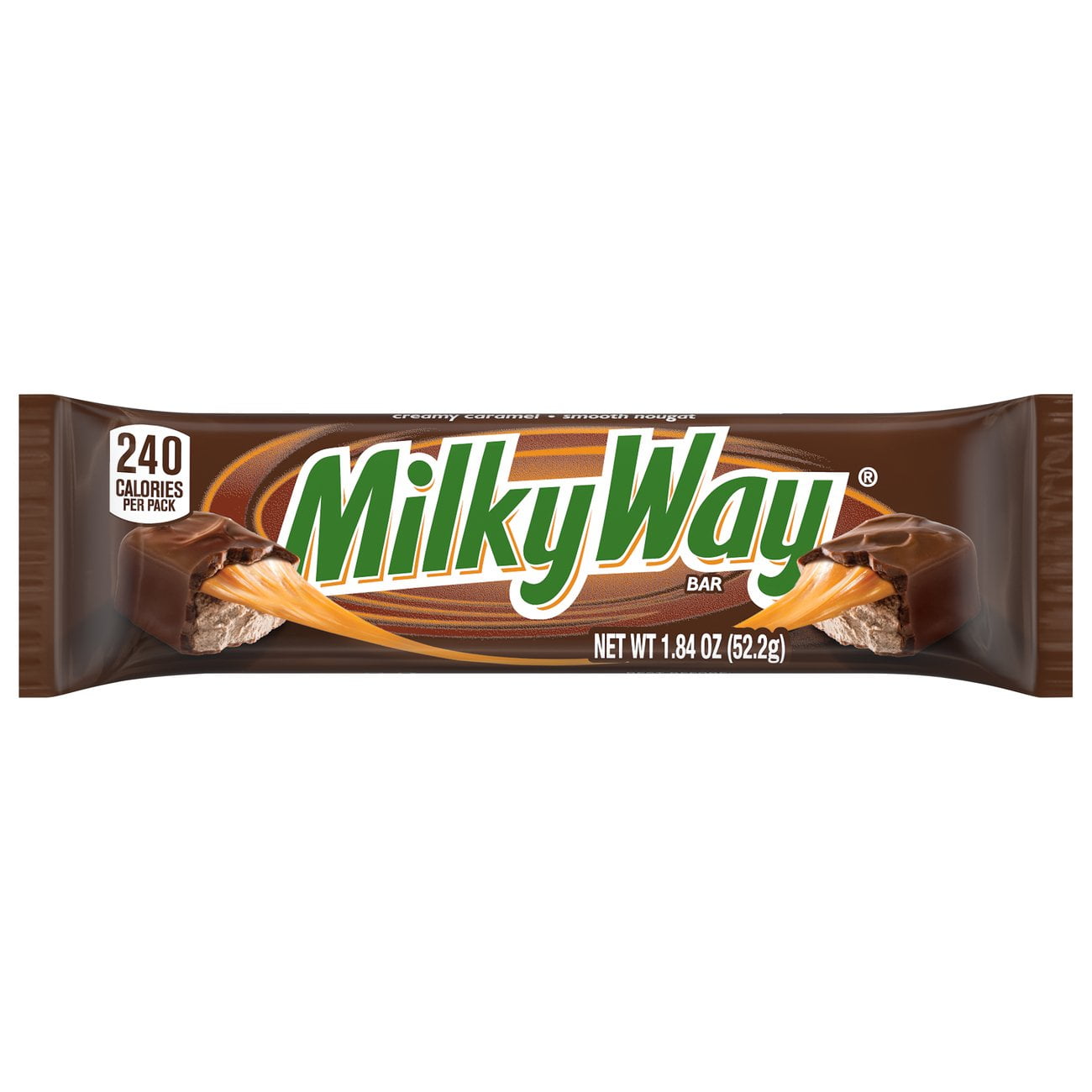 Pack of 4 Milky Way Milk Chocolate Single Size Candy Bar - 1.84 oz ...