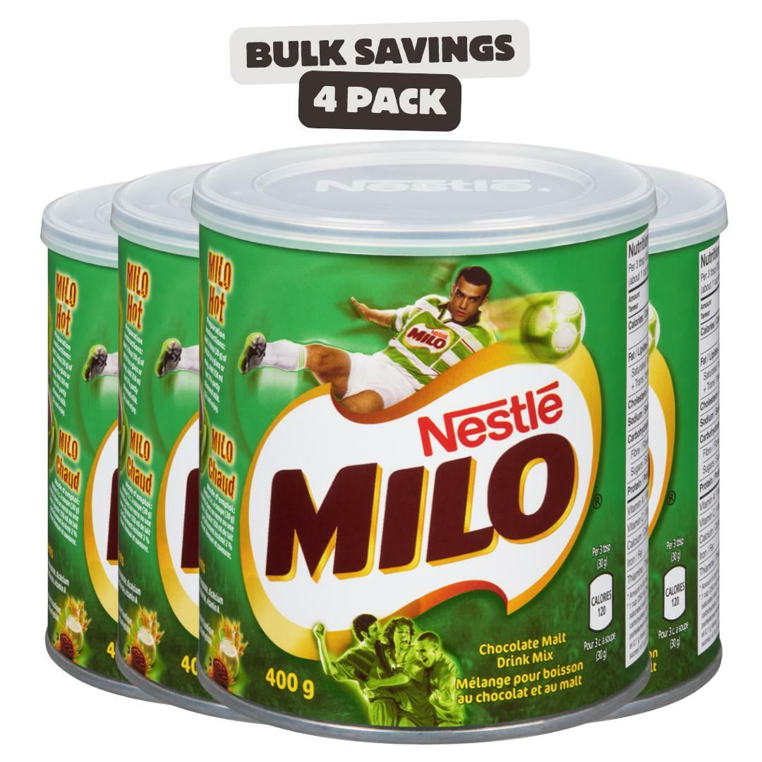 (Pack of 4) Milo Drink Chocolate, 400 Grams - Walmart.com