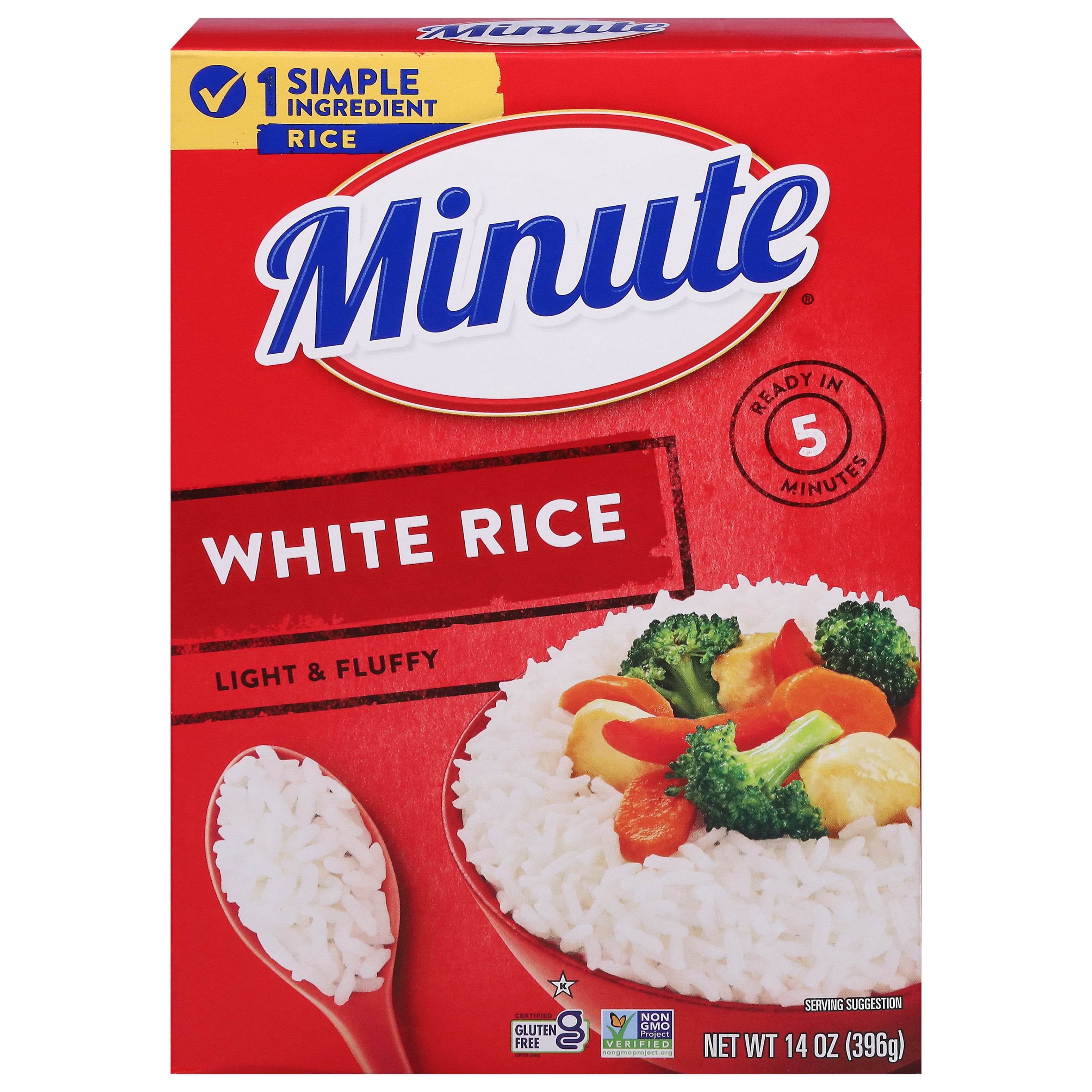 Pack of 4 Minute Instant White Rice - 14 oz - Package may vary ...