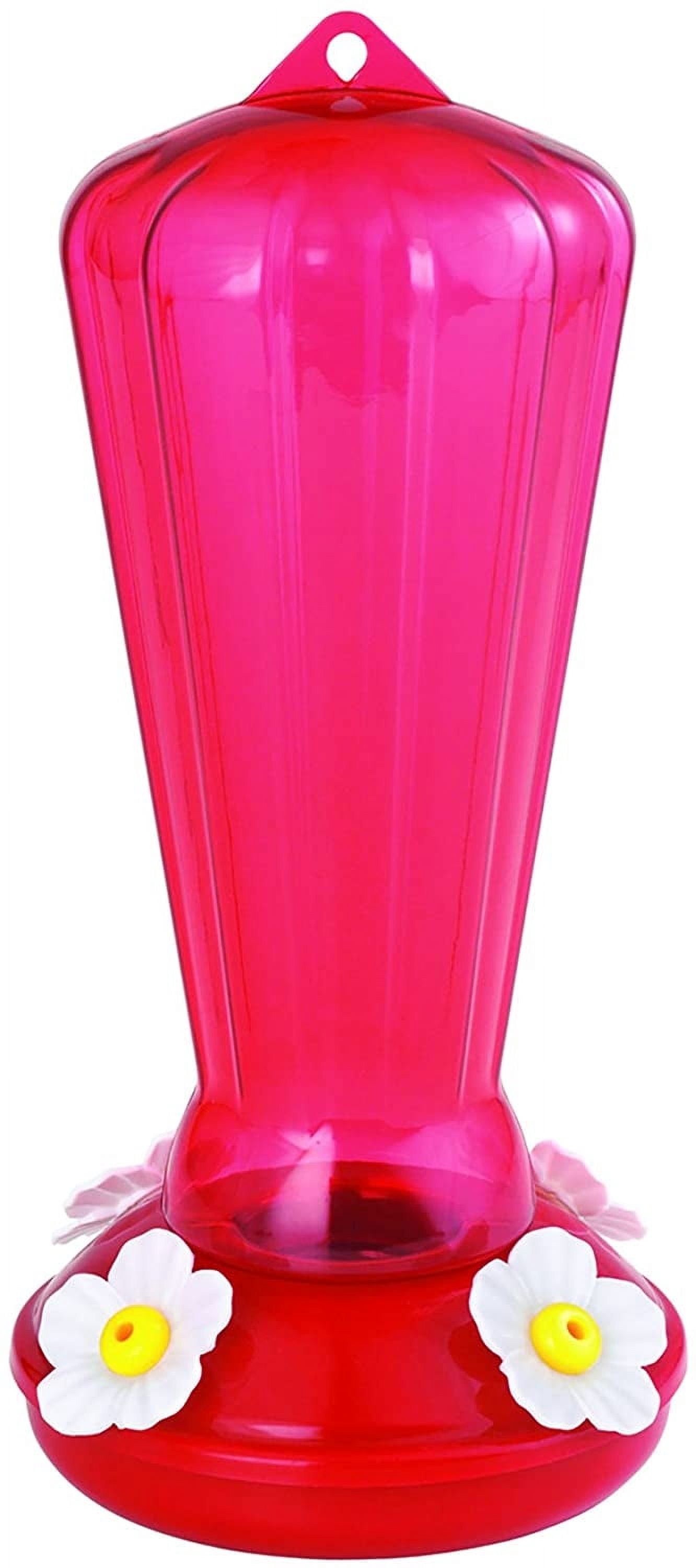 [Pack of 4] More Birds Hollyhock Plastic Hummingbird Feeder 1 count ...