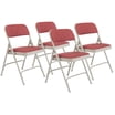 (4 Pack) NPS 2200 Series Deluxe Fabric Upholstered Double Hinge Premium ...