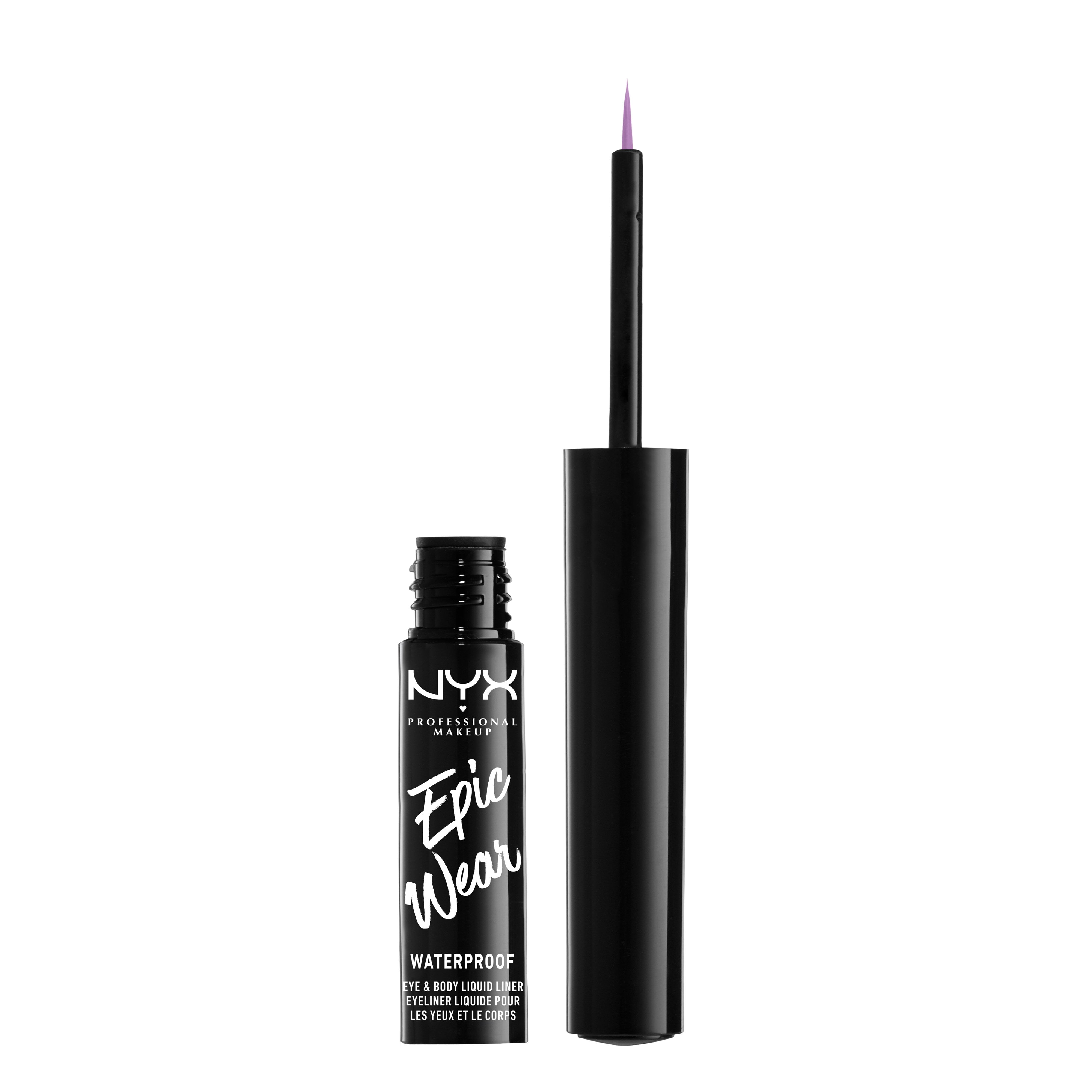 Pack of 4 NYX Epic Wear Waterproof Eye & Body Liquid Liner Lilac - Each ...