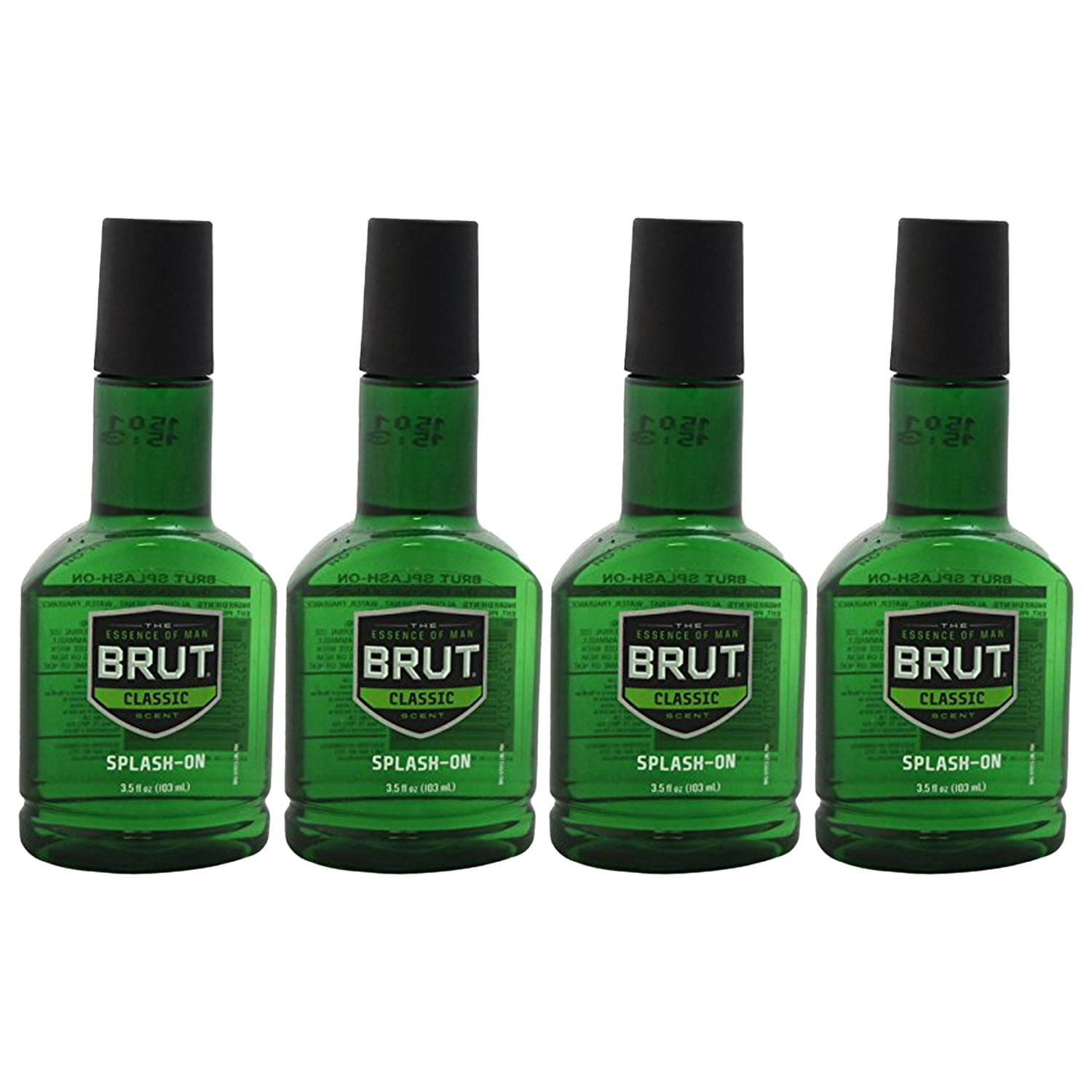Brut Men's Cologne, Classic Scent, Splash-on, Pack of 4, 3.5 Oz ...
