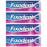 Fixodent Denture Adhesive Cream, Maximum Hold, Original - Pack of 4, 1. ...