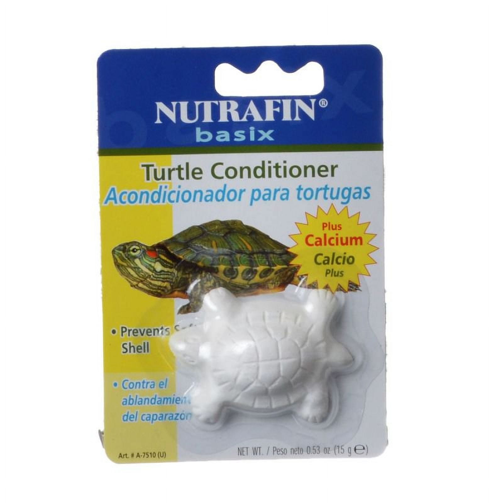 [Pack of 4] Nutrafin Basix Turtle Conditioner Block 1 count - Walmart.com