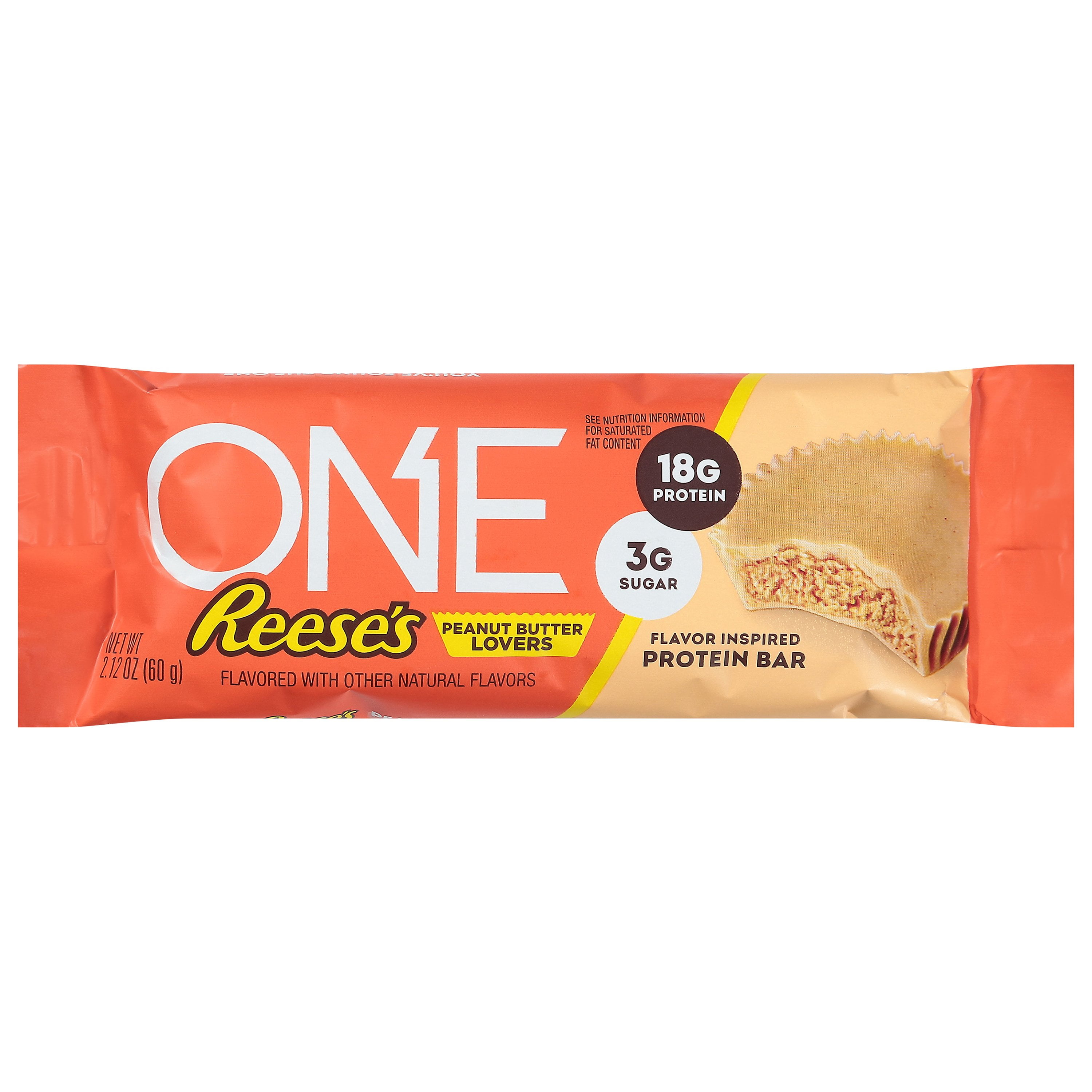 Pack of 4 One 18g Protein Bar - Reese's Peanut Butter Lovers - 2.12 oz ...