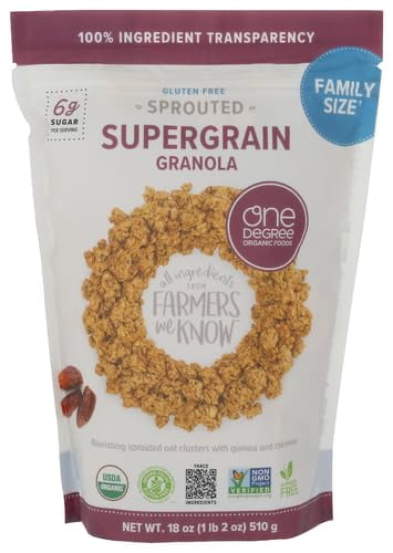 (Pack of 4) One Degree Super Grain Granola Original 18 Oz - Walmart.com
