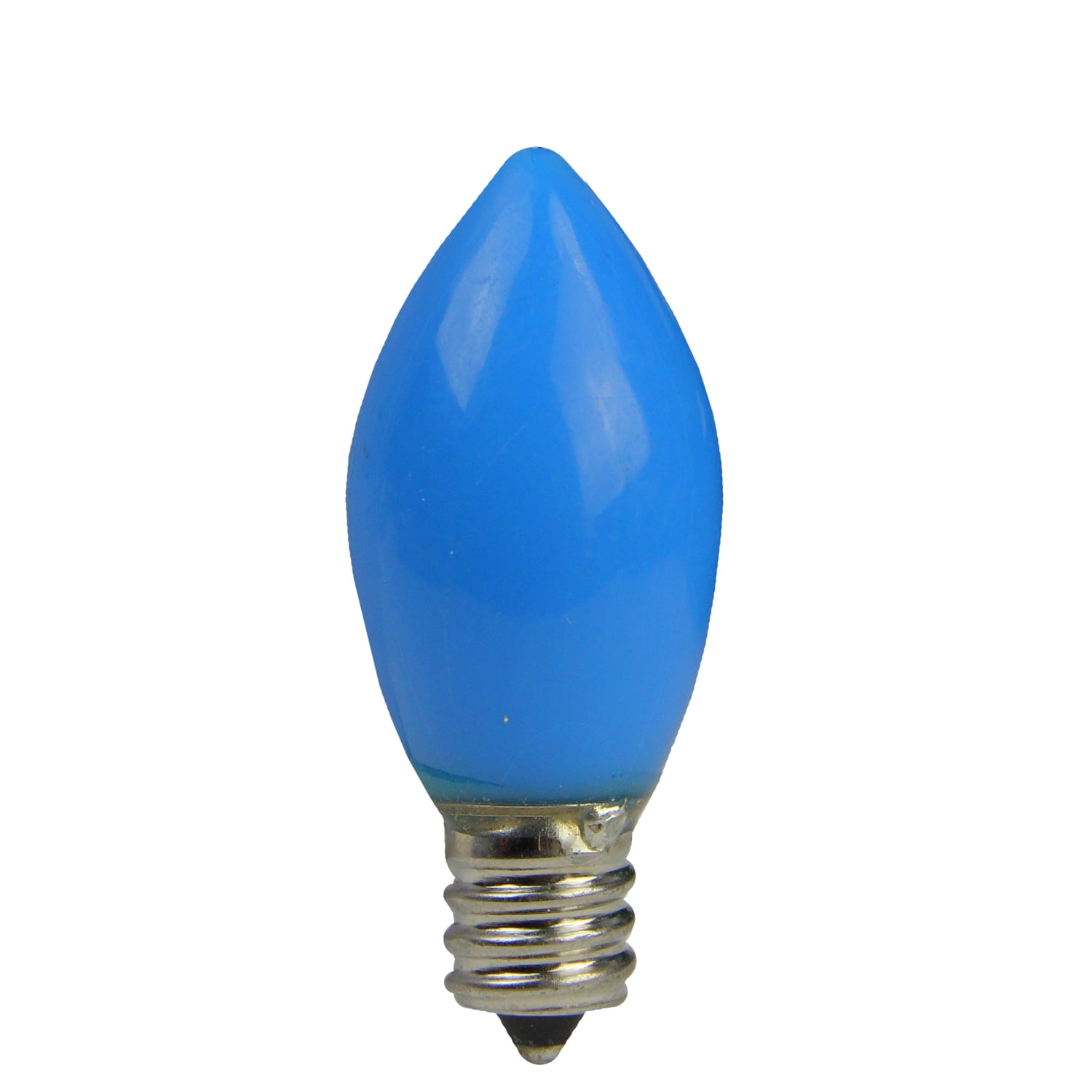 Pack of 4 Opaque Blue LED C7 Christmas Replacement Bulbs - Walmart.com