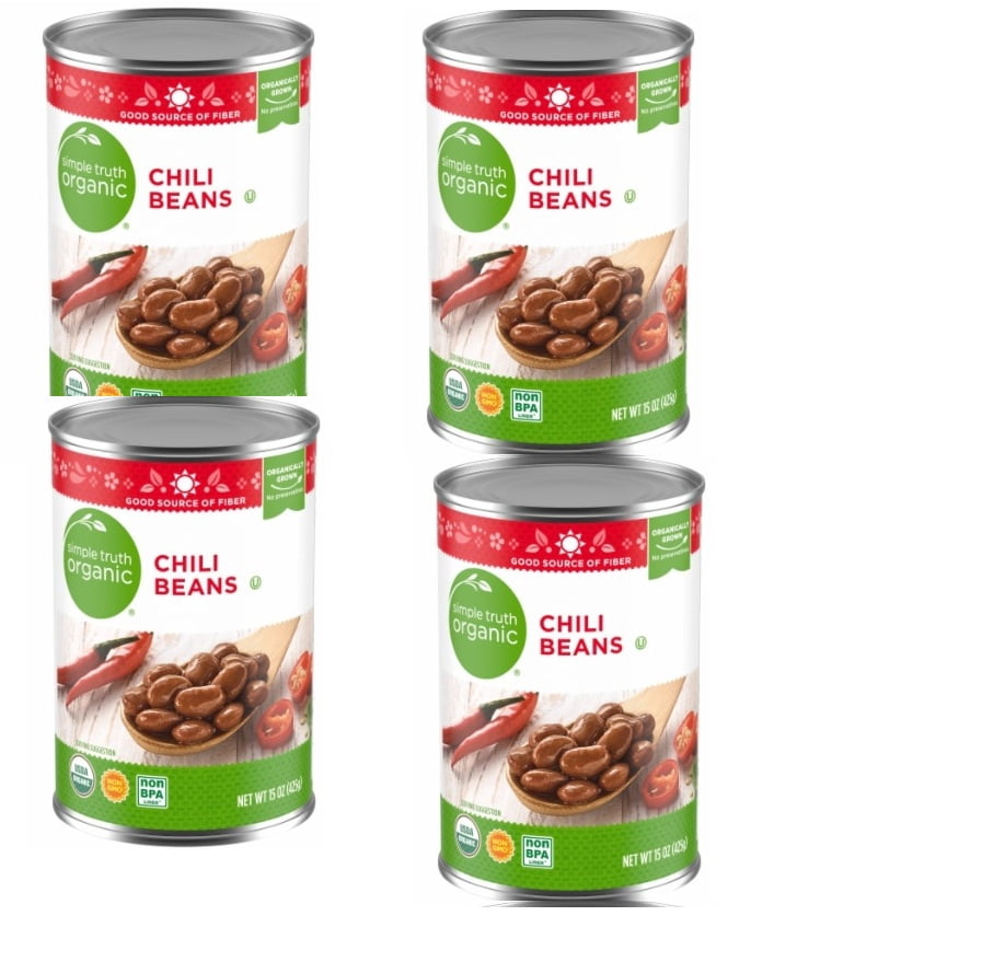 Pack of 4 Organic® Chili Beans 15 oz - Walmart.com