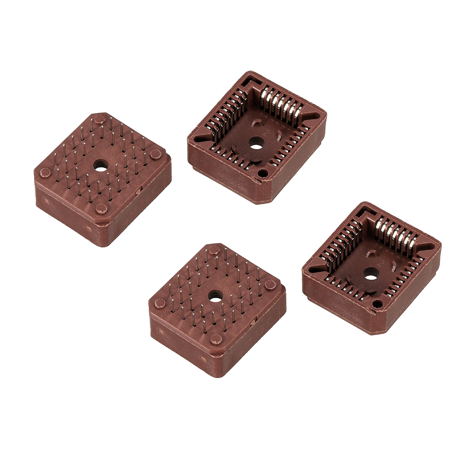 Pack of 4 PLCC32P IC Socket 32Pin 2.54mm Pitch DIP Through Hole ...