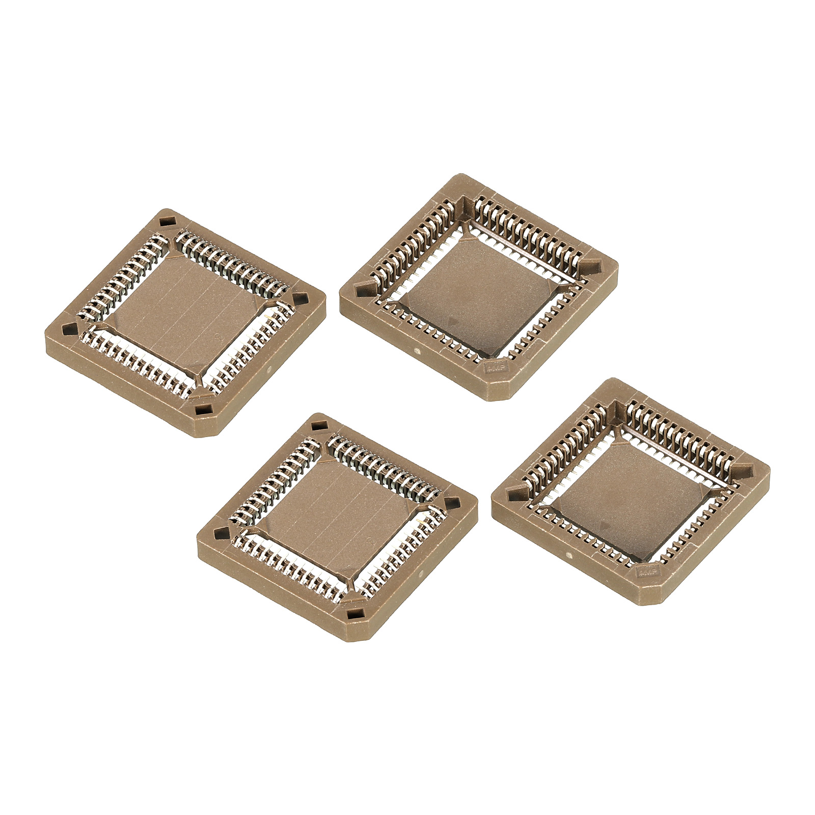 Pack of 4 PLCC52P IC Socket 52Pin 1.26mm Pitch SMT Surface Mounted ...