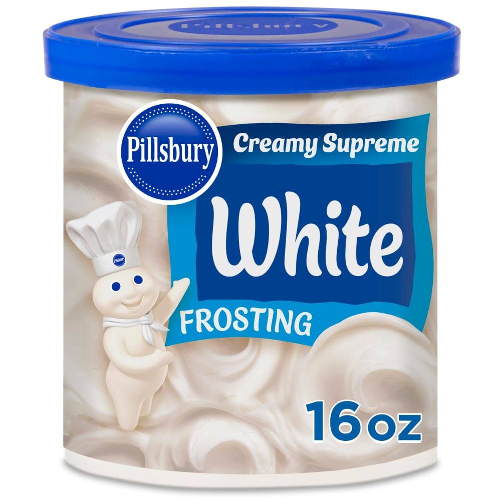 Pack of 4 Pillsbury Creamy Supreme White Frosting - 16 oz - Package may ...