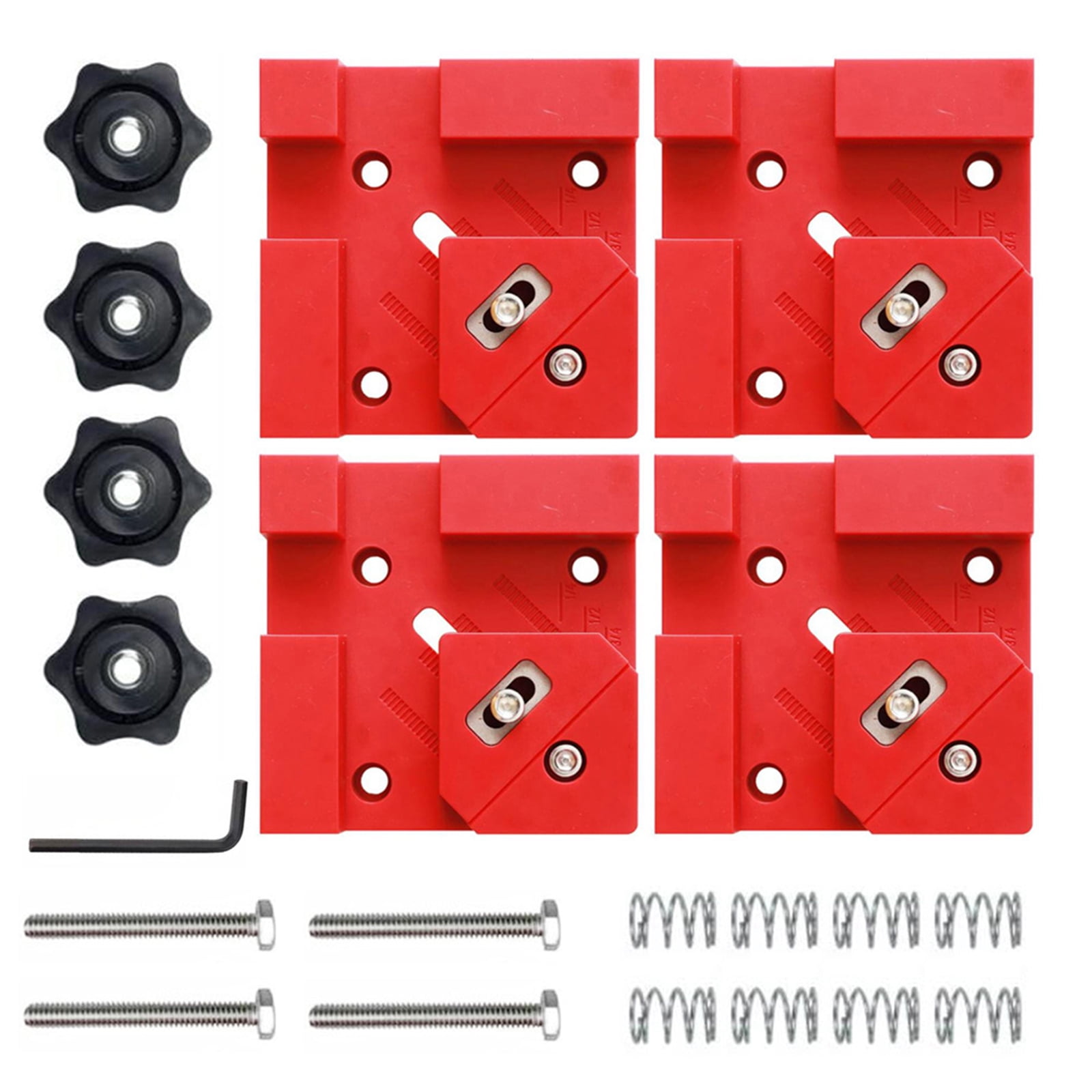 Pack of 4 Practical 90° Angles Clamps Box Joint Clamping Systems For ...