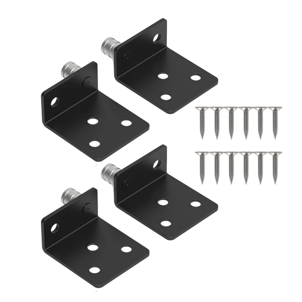 Pack of 4 Practical Stainless Steel Swiveling Angles Clamps for ...