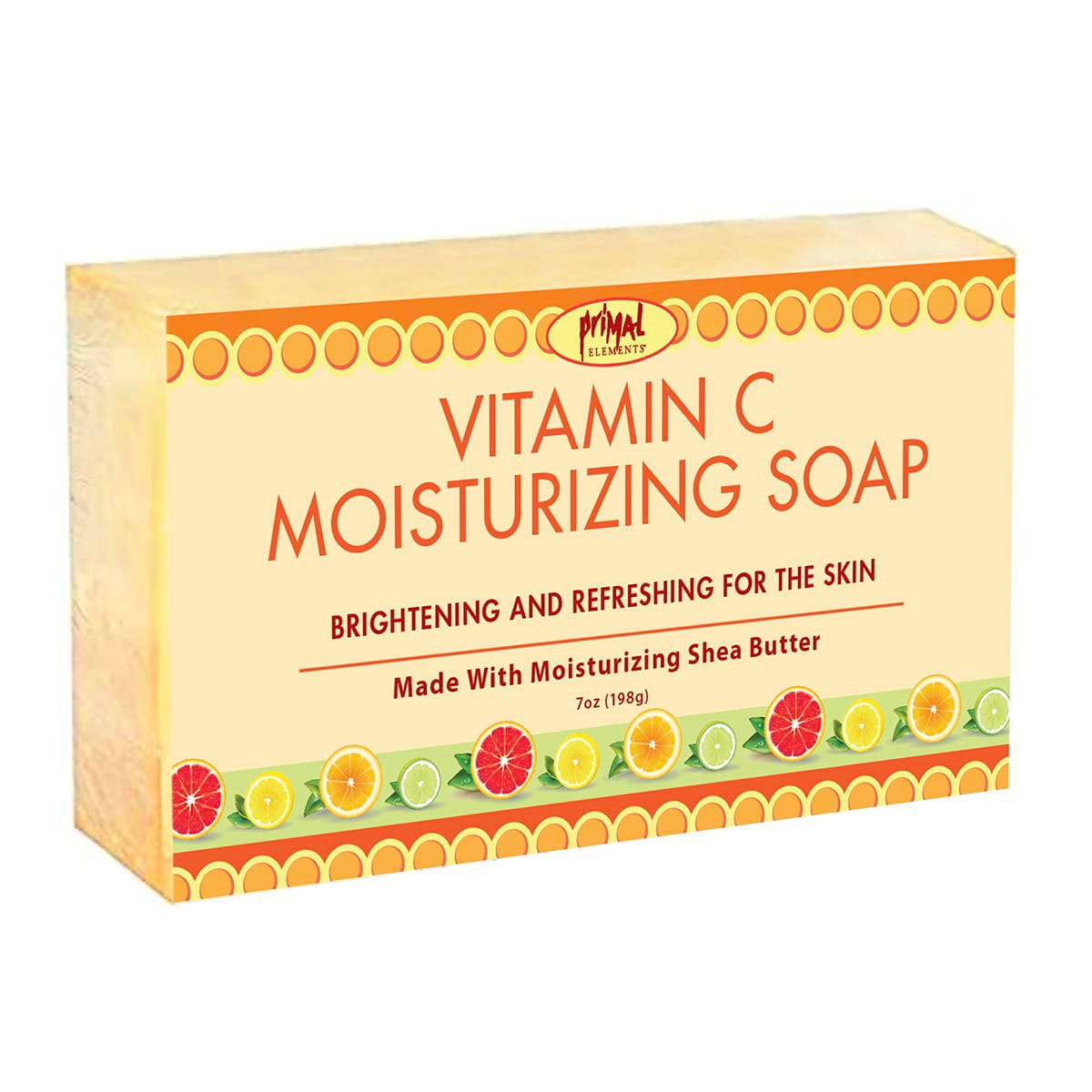 Pack of 4 Primal Elements Vitamin C Moisturizing Soap - 7 oz - Package ...
