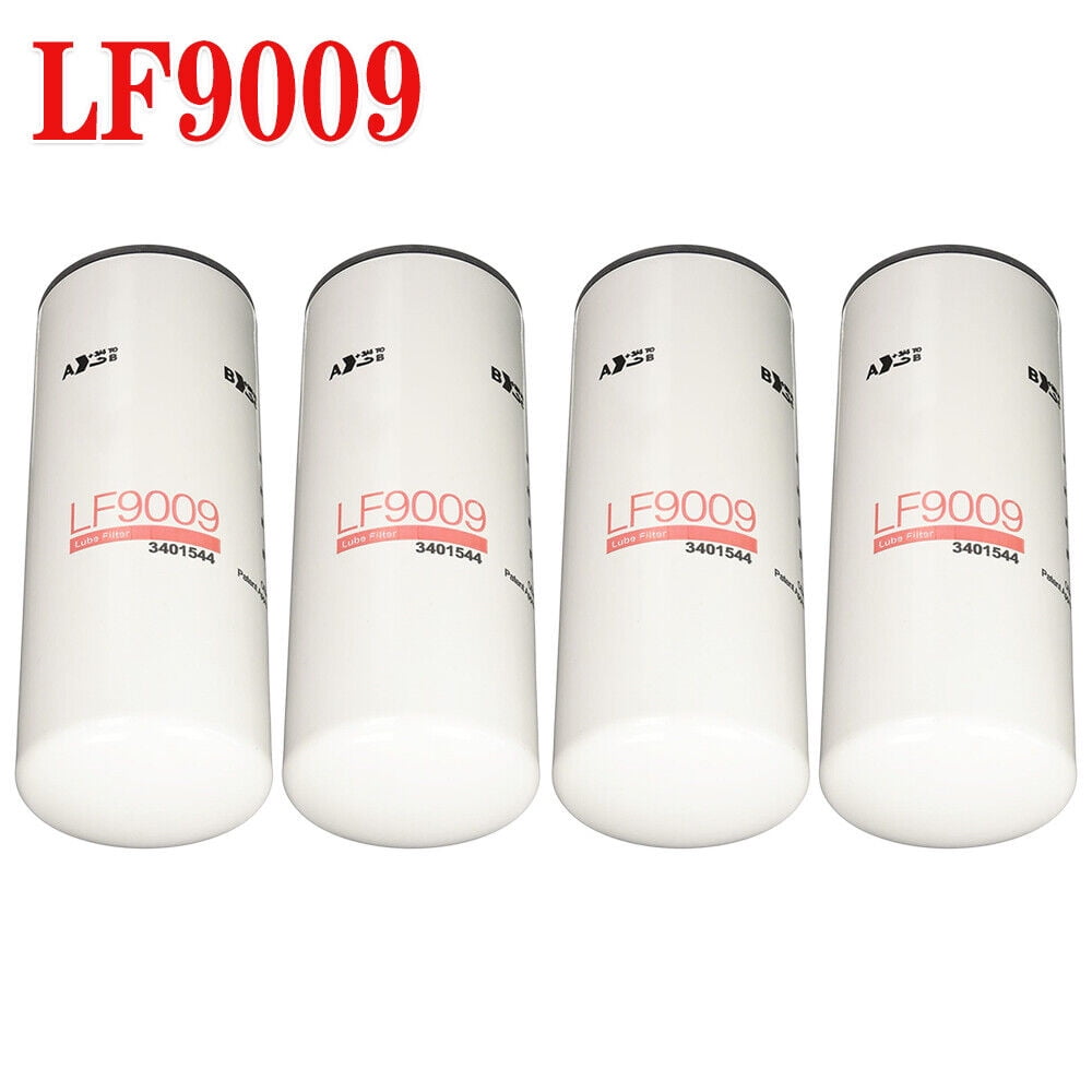 Pack of 4 Replacement LF9009 Oil Filters REPLACES For CUMMINS 3401544 - Walmart.com