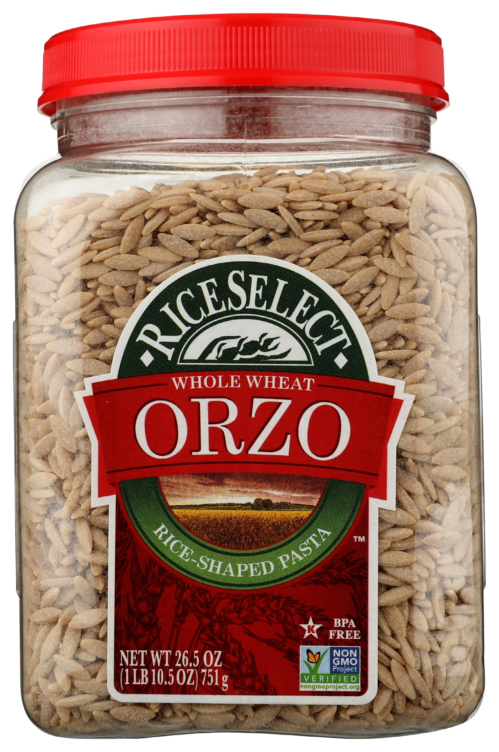 Pack of 4, Riceselect Whole Wheat Orzo, 26.5 oz - Walmart.com