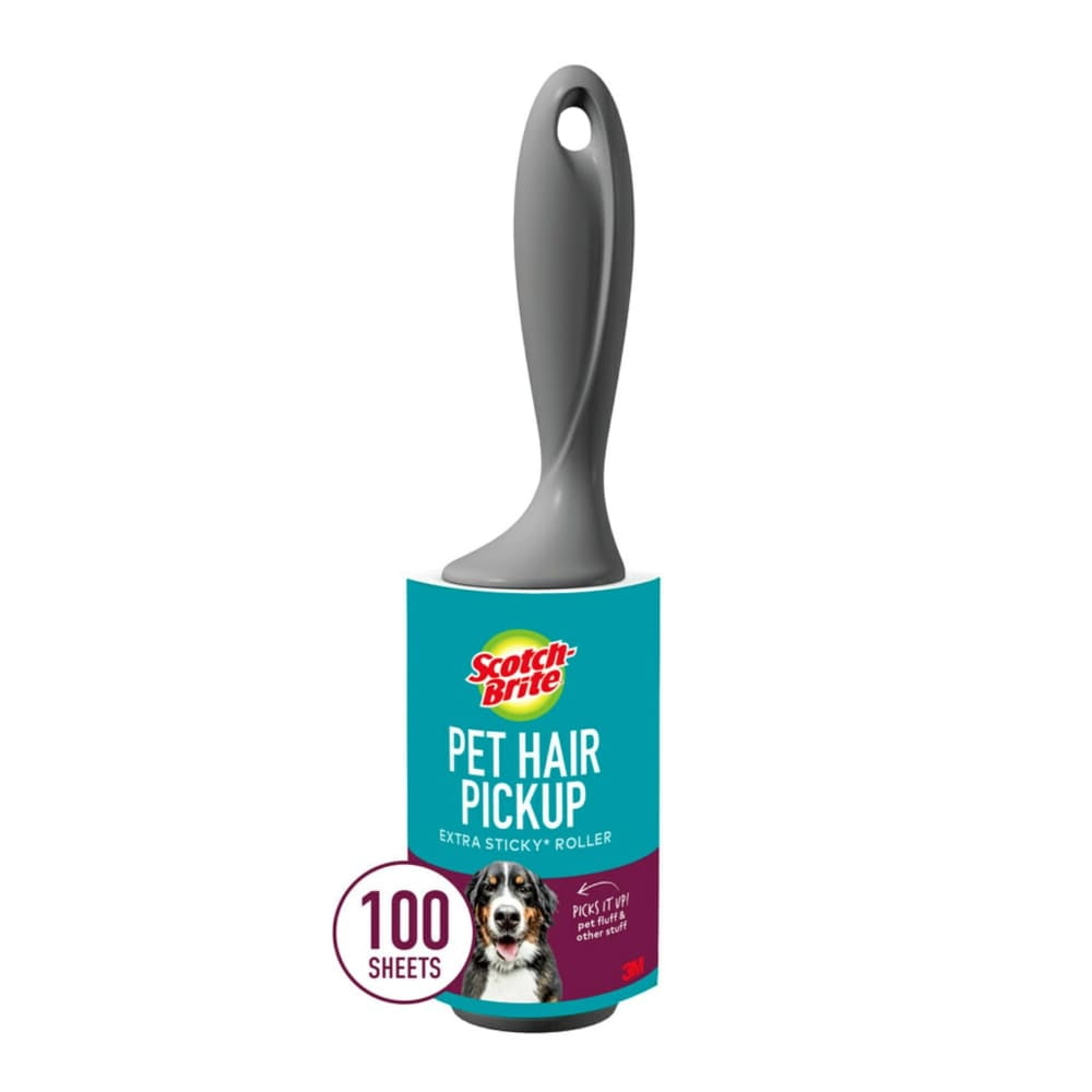 Pack of 4 Scotch Brite Pet Hair Pickup Extra Sticky Lint Roller, 1 ct ...