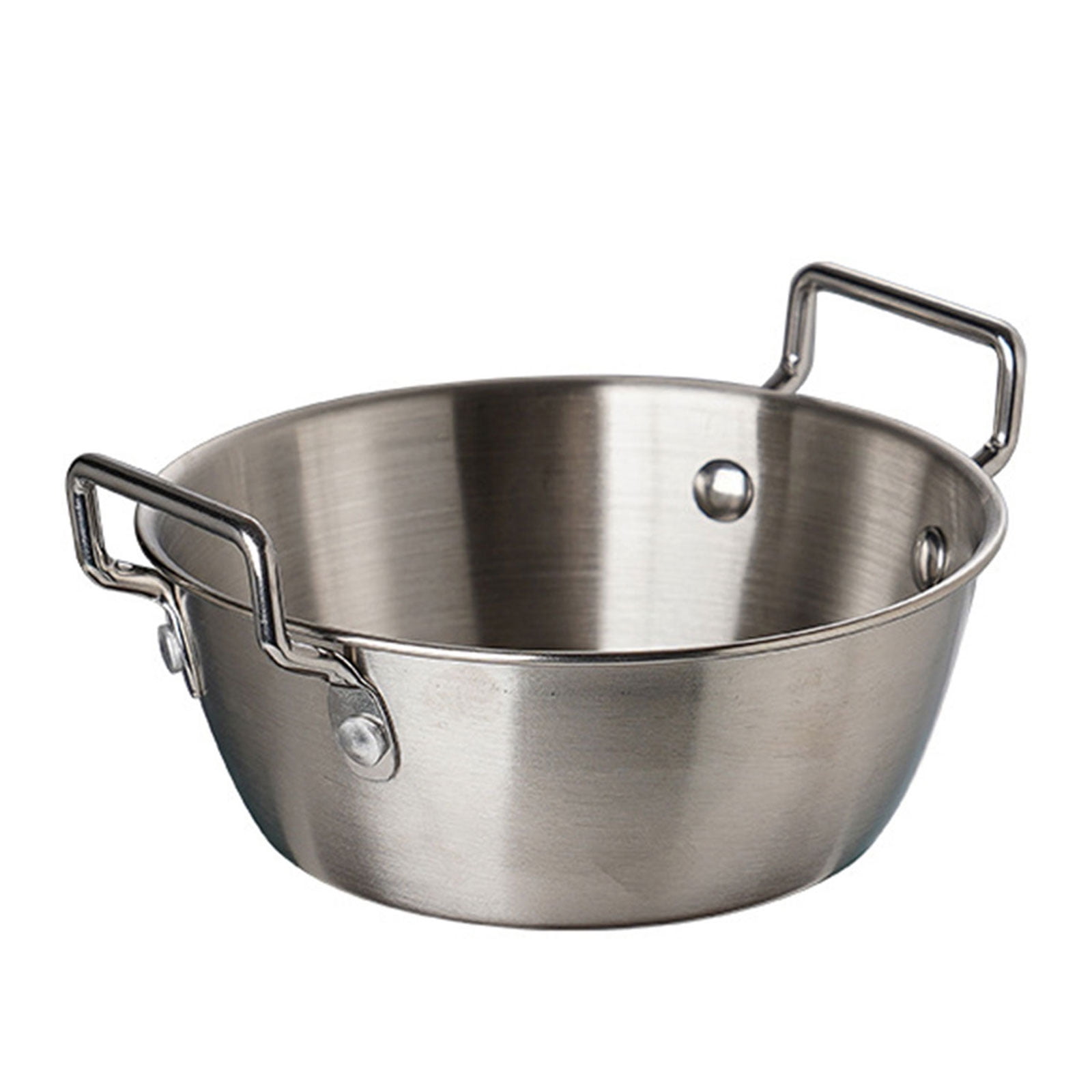 Pack of 4 Stainless Steel Double Handle Bowls Stainless Steel Double ...