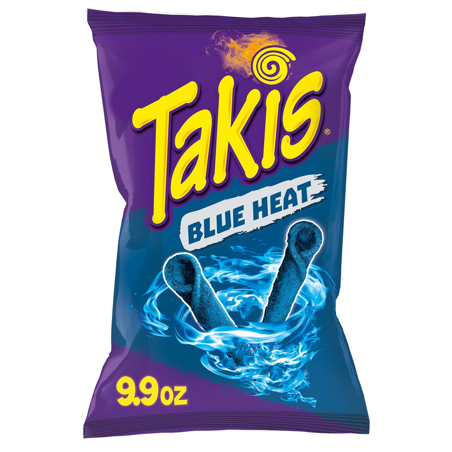 Pack of 4 Takis Blue Heat Rolled Tortilla Chips - 9.9 oz - Package may ...