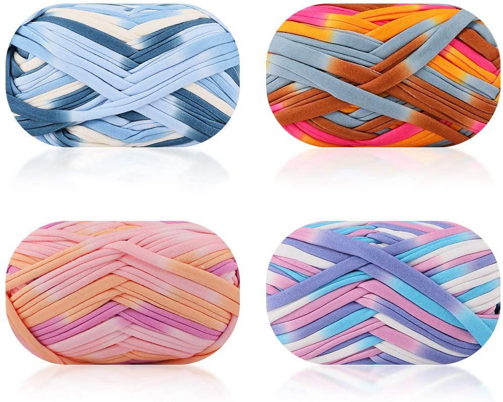 Pack of 4 Textile Yarns for Crochet and Knitting, Knitting Yarns ...