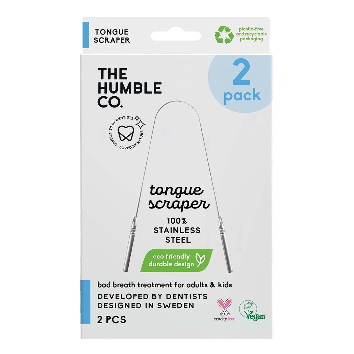 Pack of 4 The Humble Co. Tongue Scraper - 2 ct - Package may vary ...