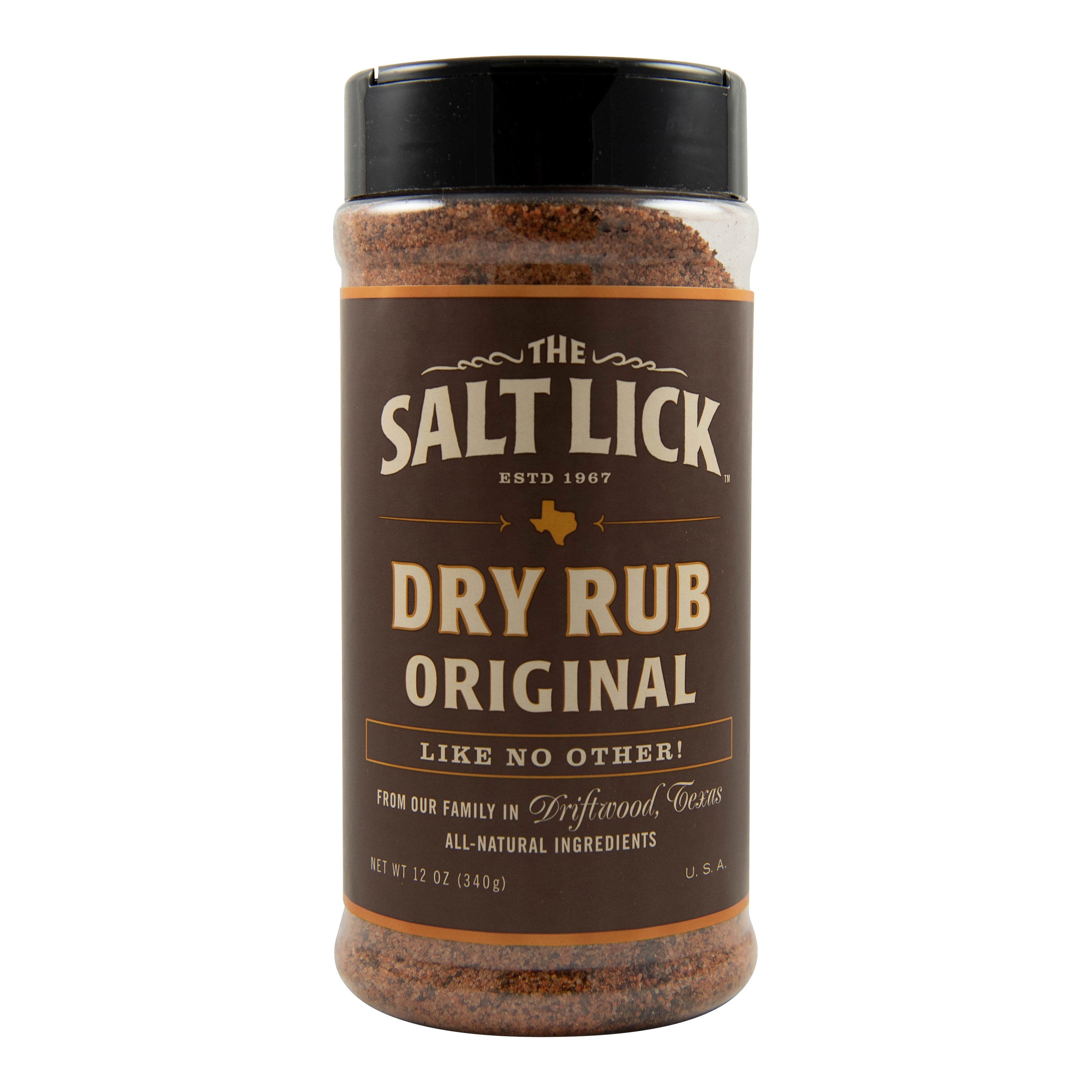 Pack of 4 The Salt Lick Original Dry Rub - 12 oz - Package may vary ...