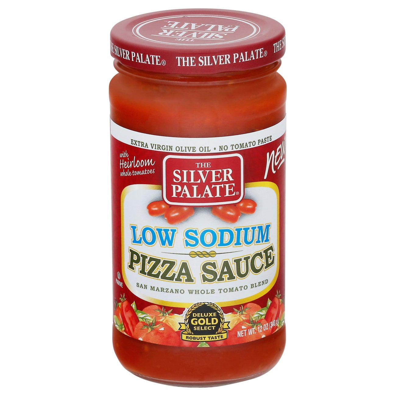 Pack of 4 The Silver Palate Low Sodium Pizza Sauce - 12 oz - Package ...