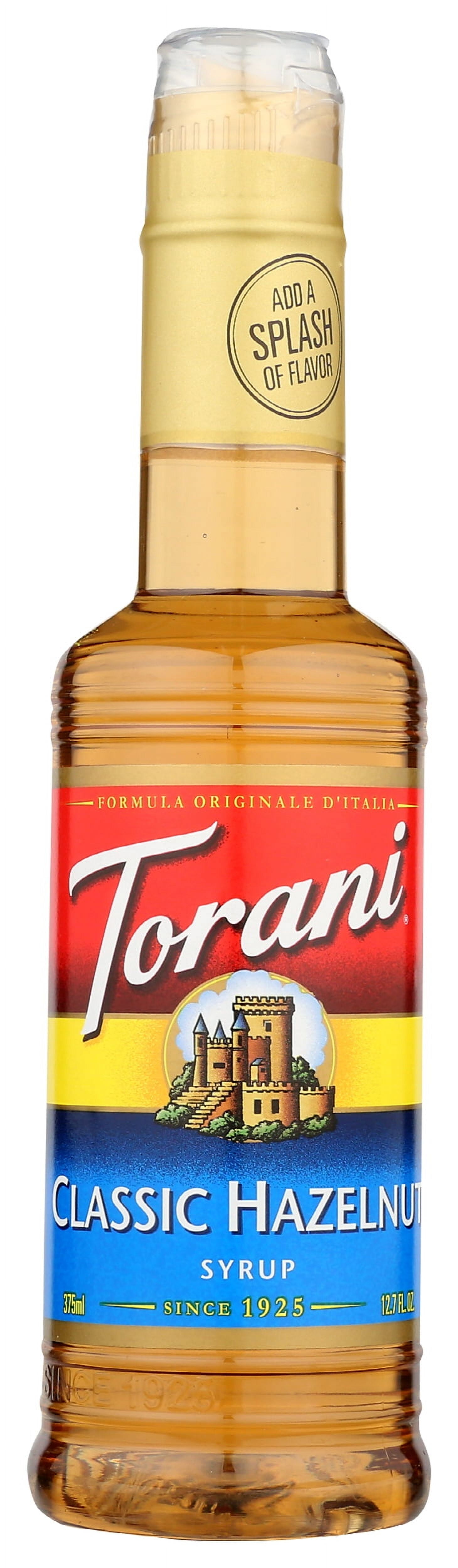 Pack of 4, Torani Classic Hazelnut, 12.7 fl oz - Walmart.com