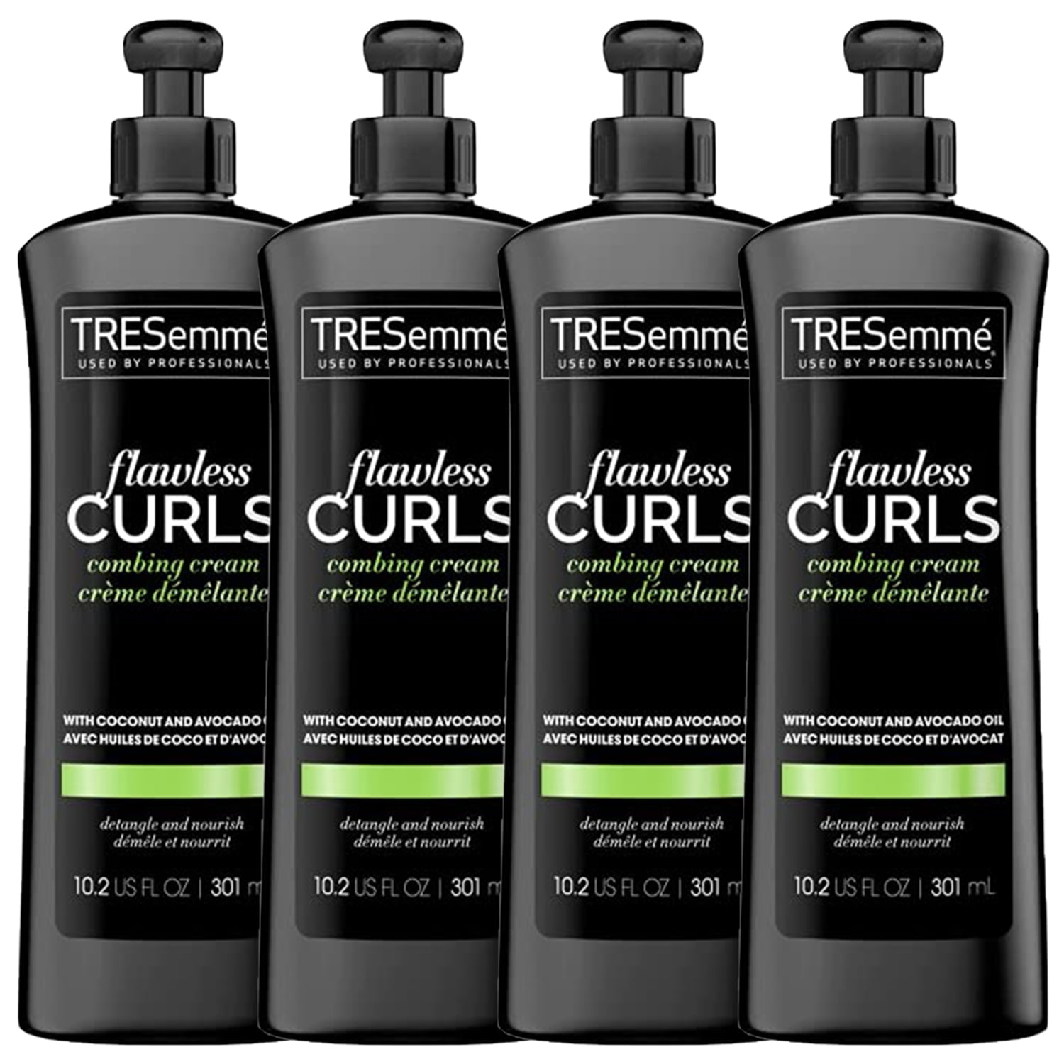 Pack of (4) Tresemme Curl Hydrate Cream Leave-In 10.2 Ounce (301ml ...