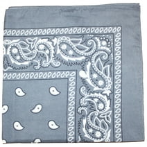 CTM 27 Inch Extra Large Cotton Texas Paisley Bandana - Walmart.com