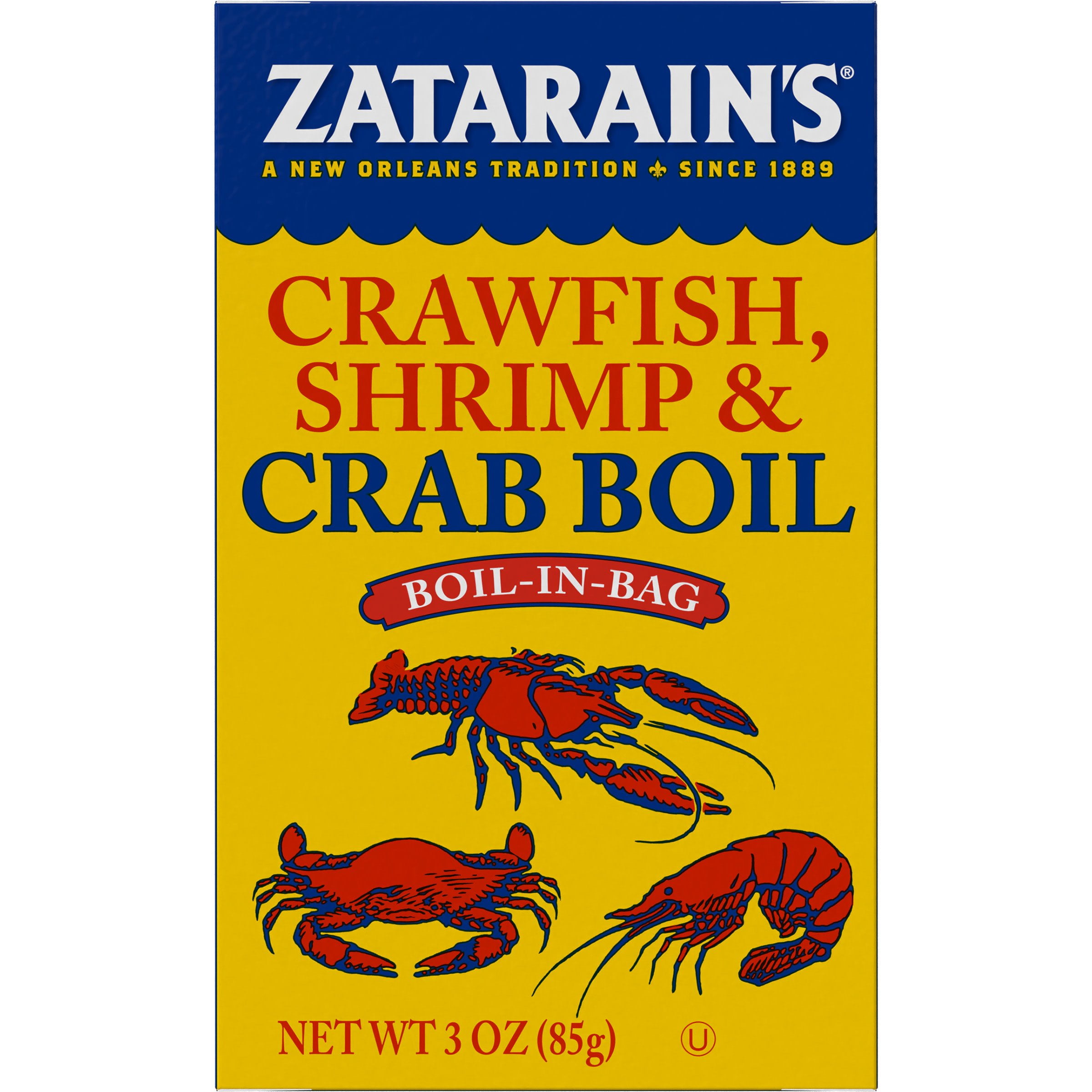 Pack of 4 Zatarain's Crawfish, Shrimp & Crab Boil - 3 oz - Package may ...