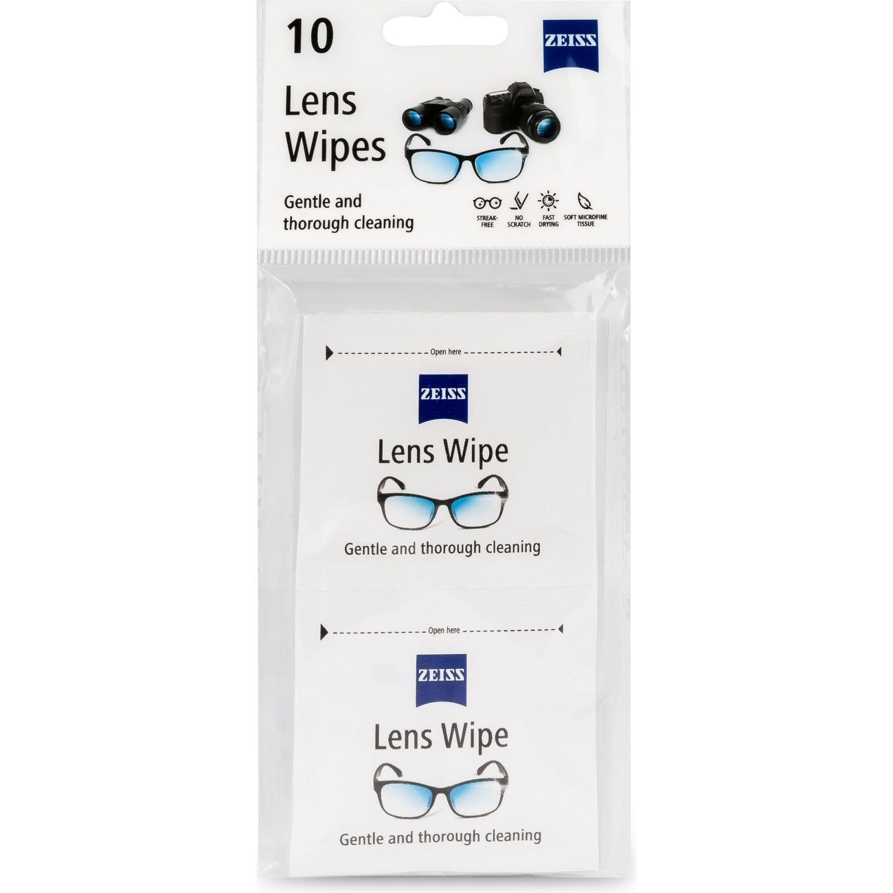 Pack of 4 Zeiss Lens Wipes - 10 ct - Package may vary - Walmart.com