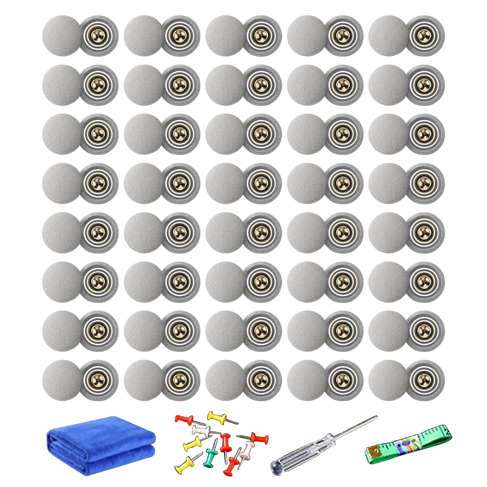 Pack of 40 Automotive Clips Rustproof Coated Metal Rivet For Car ...