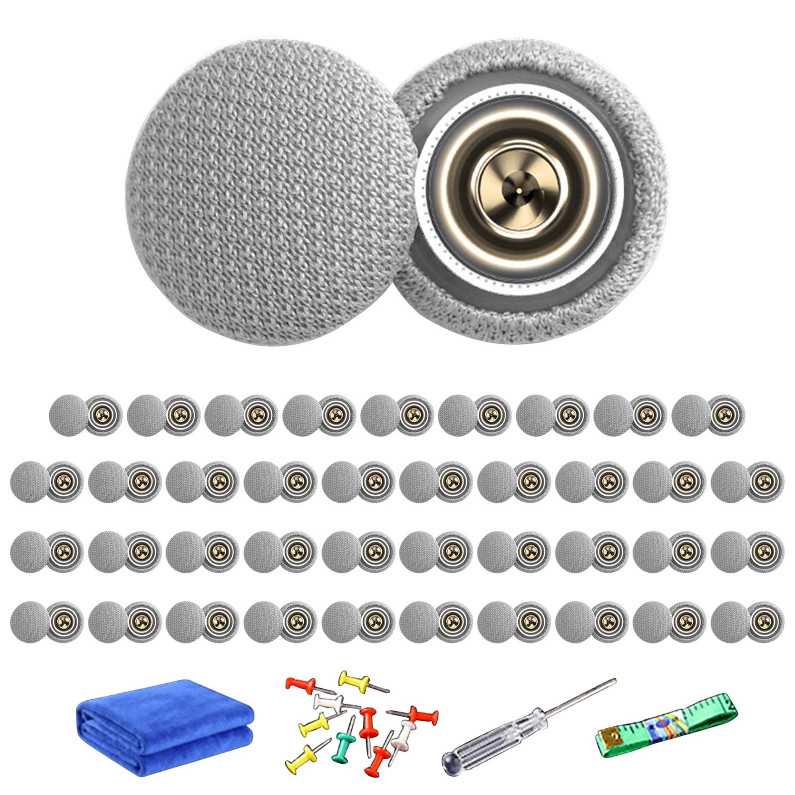 Pack of 40 Automotive Clips Rustproof Coated Metal Rivet For Car ...