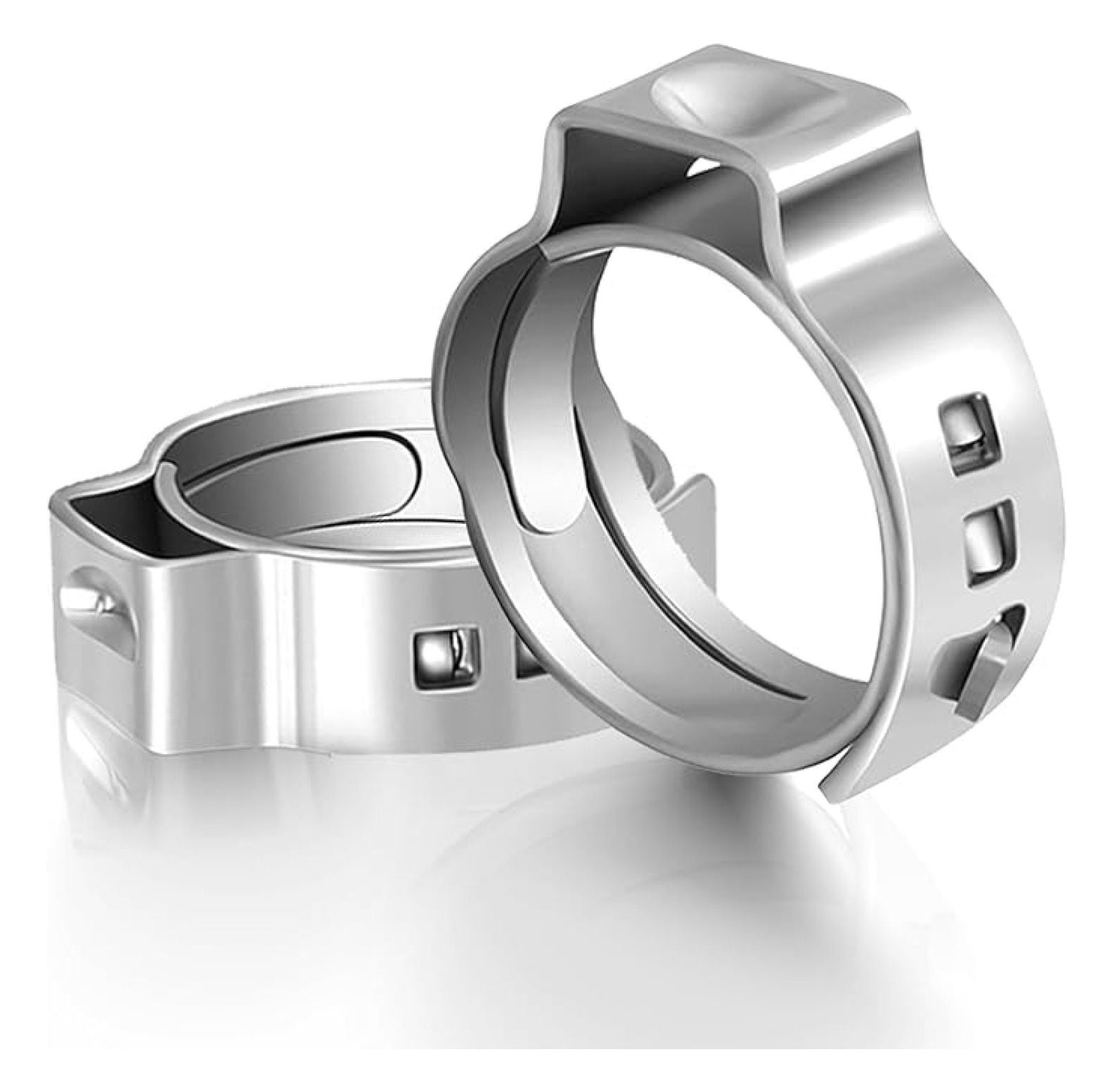 (Pack of 400) 1/2-inch Stainless Steel Pex Cinch Clamp Rings for Pex ...