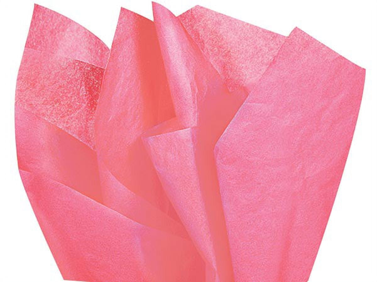 Pack of 480, Solid Raspberry Fizz Tissue Paper 20 x 30" Sheet Flat Ream ...