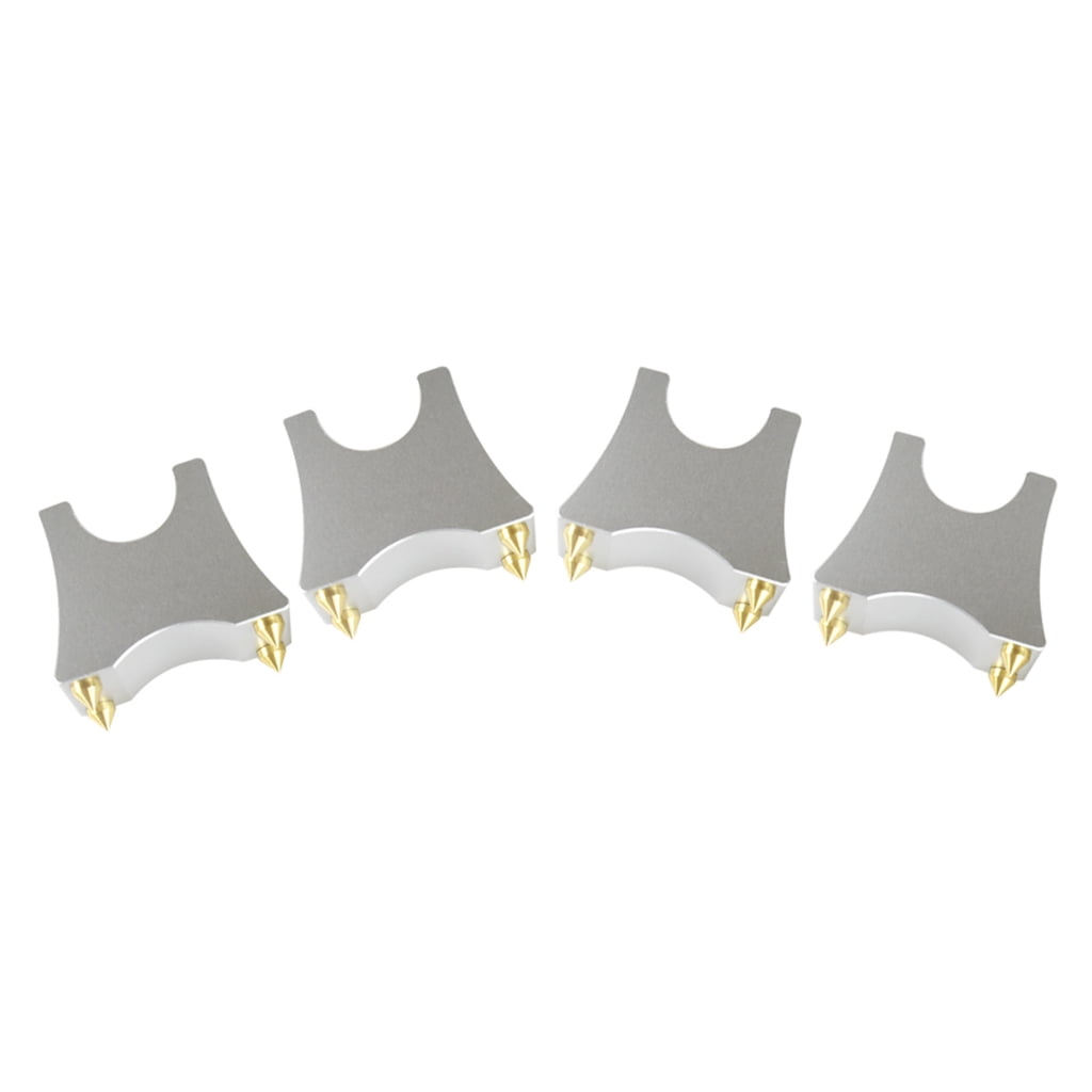 Pack of 4pcs HiFi Cable Stand Support Spikes Metal Speaker Cable Tray ...