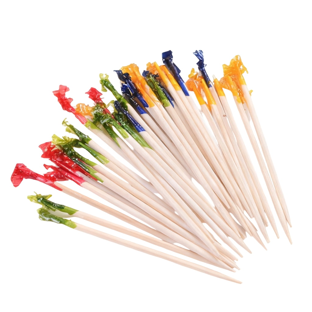 Pack of 5 (1000Pcs) Decorative Fruit Skewers for Party Platters User ...