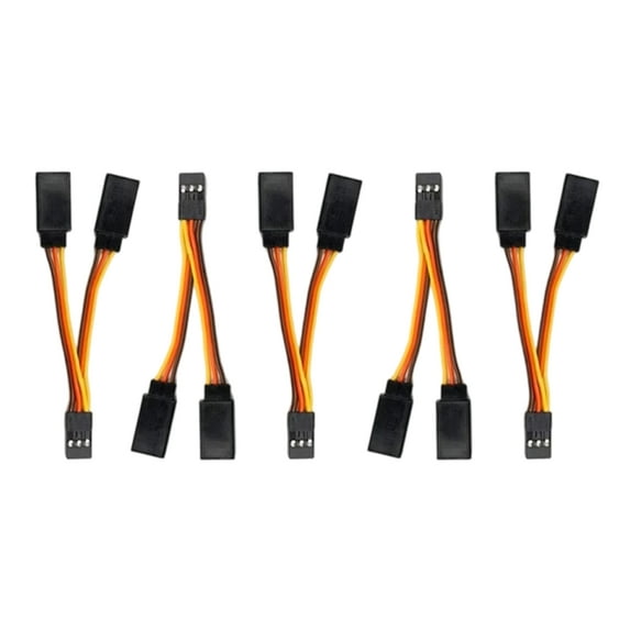 Pack of 5 30Core Short Servo Y Connectors Cables 5cm for Servo Futabas ...