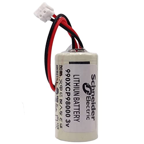 (Pack of 5) 3V Replacement Lithium Battery for Schneider Modicon ...